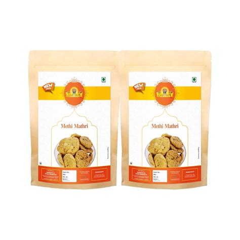 Baneeya Sa Authentic Methi Mathri Chai Time Achaari Matthi Snack Handmade Marwar Khasta