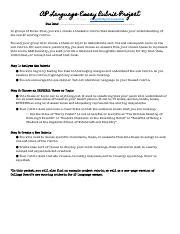 AP Lang Rubric Project Pdf AP Language Essay Rubric Project Created By H Wright Wrighth