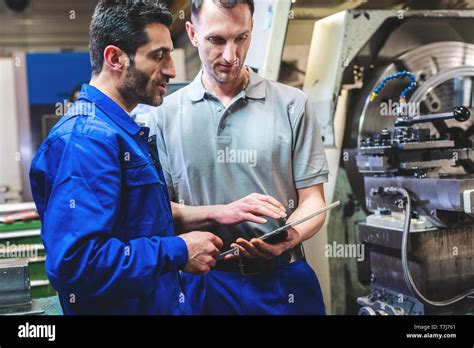 Cnc Machine Operator Hi Res Stock Photography And Images Alamy