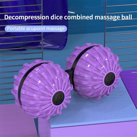 Portable Fitness Ball Click Sound Massage Ball Han Vicedeal