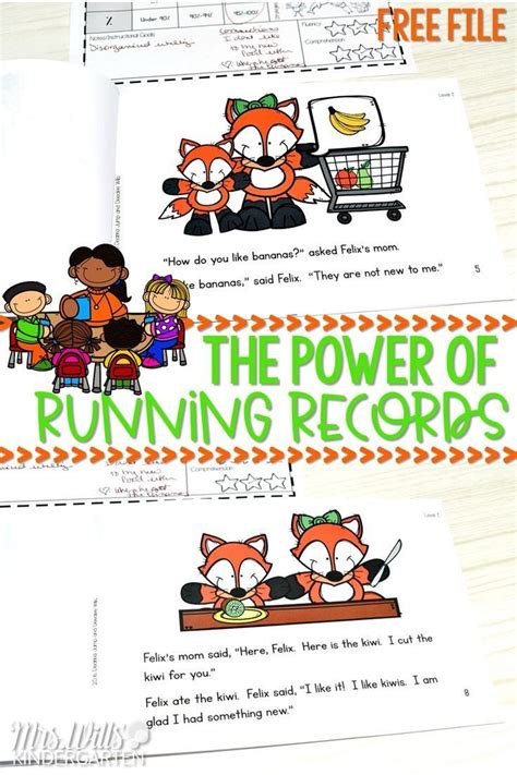 Running Records Assessment Examples And Free File Learn How To Complete The Running Record Asse