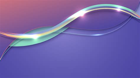 Banner Web Template Abstract Wavy Shapes With Wave Brush And Lighting