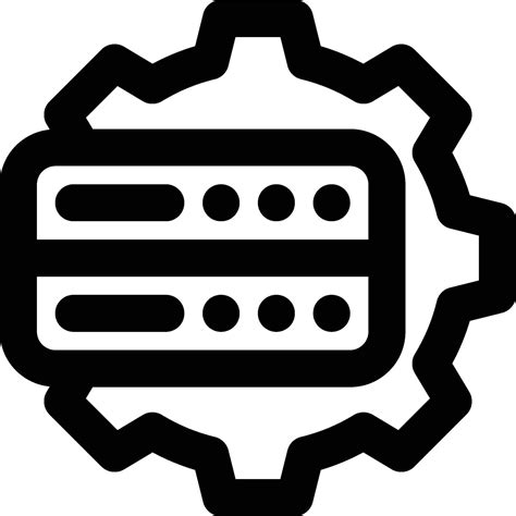 Database Engineering Dbms Database System Outline Icon 60187262