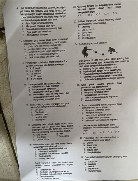 14 Saat Melakukan Passing Atas Bola Voll Posisi Jarijari Relaks Dan Terbuka Jika Fungsi Jempol