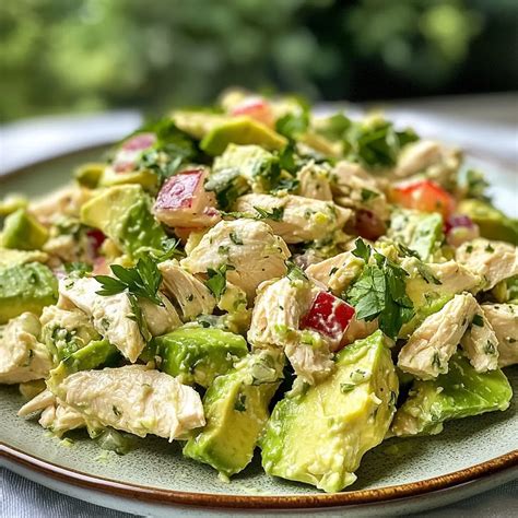 Irresistibly Easy Healthy Avocado Chicken Salad Recipe Stellarrecipe