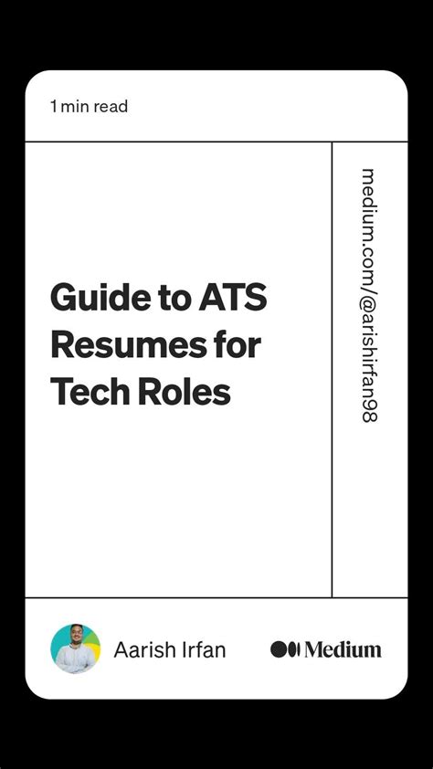 Aarish Irfan On Linkedin Techjobs Resumetips Ats Careeradvice