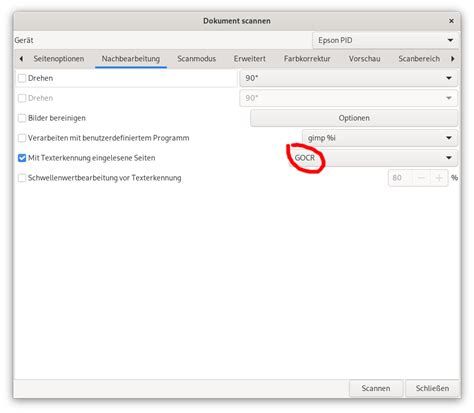 Ocr Menu In Gscan Pdf Not Recognizing Tesseract But Shows Gocr Issue Void Linux Void