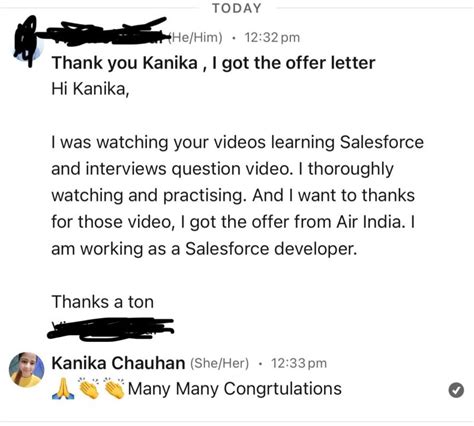 Kanika Chauhan On Linkedin Forcegalaxy Successstory Jobs Salesforce Salesforceinterviews