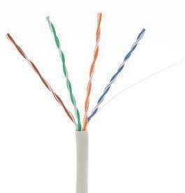 NRG-UU004-5E-PVC-GY. Кабель NETBOX U/UTP 4 пары, Кат.5e, внутренний ...