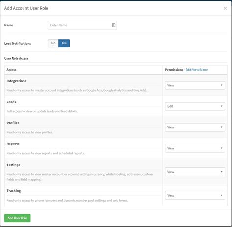 product update assign users roles and permissions whatconverts