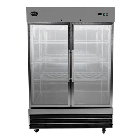 Saba S 47rg Two Glass Door Commercial Reach In Cooler