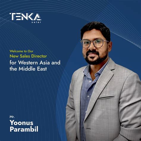 yoonus parambil on linkedin thank you tenka solar for such a warm
