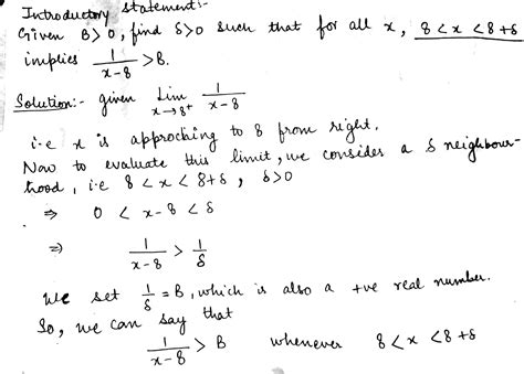 [solved] use the given formal definition to prove the limit statement