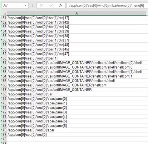 SAP ABAP Central Tip SAP GUI Scripting VBA Code Snippet To Detect All IDs Of The UI Elements