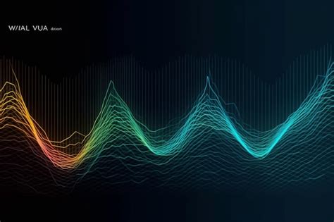 Premium Photo Data Visualization Dynamic Wave Pattern Vector