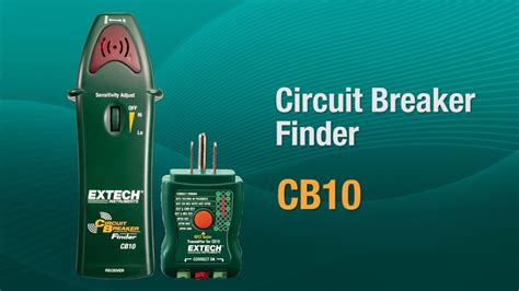 Extech Cb10 Ac Circuit Breaker Finder Receptacle Tester Youtube