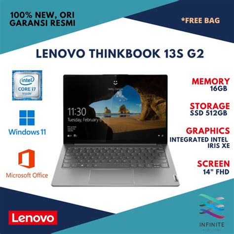 Jual LENOVO THINKBOOK S G HSID I G GB SSD GB Win PRO Y PS Kota Surabaya
