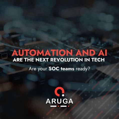 Aruga Cyber On Linkedin Soc Socteams Ai