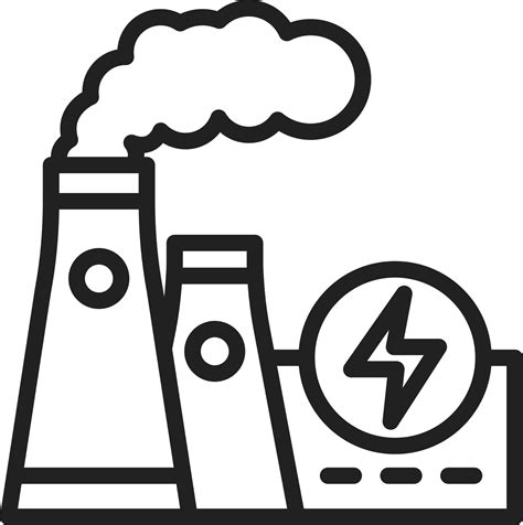 Power Station Icon Vector Image 23934267 Vector Art At Vecteezy