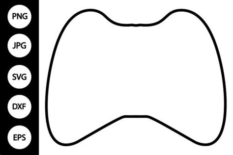 Outline Game Controller Svg Graphic By Mydigitalart13 · Creative Fabrica