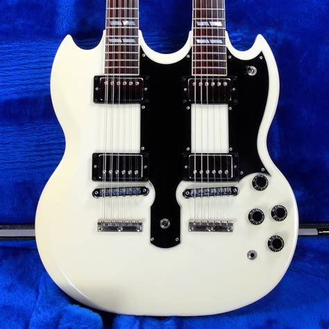 1987 Gibson Eds 1275 Doubleneck Sg Alpine White 6 12 Don Felder Alex