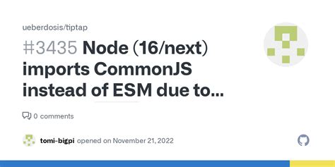 node 16 next imports commonjs instead of esm due to missing `type
