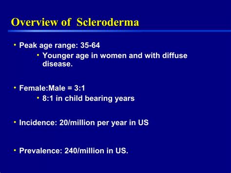 Overview Of Scleroderma Ppt Lung And Respiratory Health Diseases And Conditions