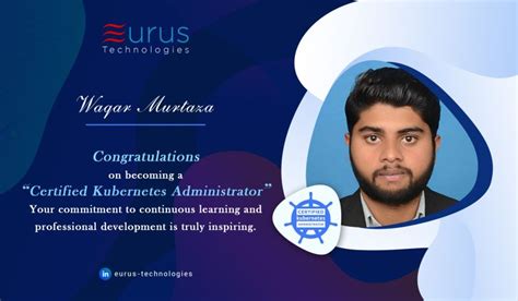 Eurus Technologies On Linkedin Certifiedkubernetesadministrator