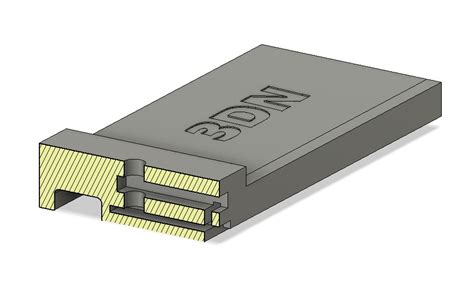 Guide Rail Adapter For Ryobi R18mms By 3d Nystad Download Free Stl Model