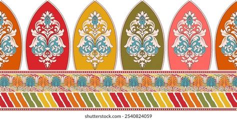 Digital Border Design Multi Color Border Stock Illustration 2540824059 Shutterstock