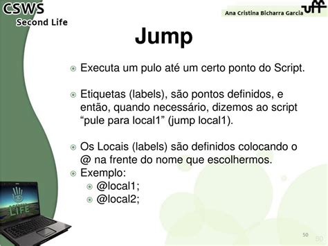 Ppt Lsl Linden Scripting Language Trabalhando Com Scripts Parte 1