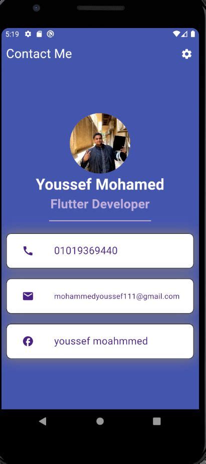 youssef mohamed on linkedin did my first simple flutter project