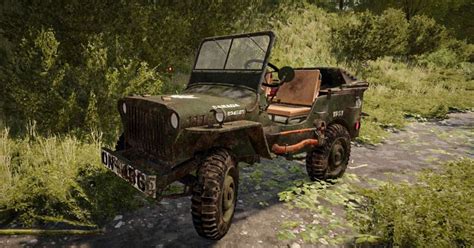 Fs22 Fs22 Jeep Willys Pack V1 1 Farming Simulator 19 17 15 Mod