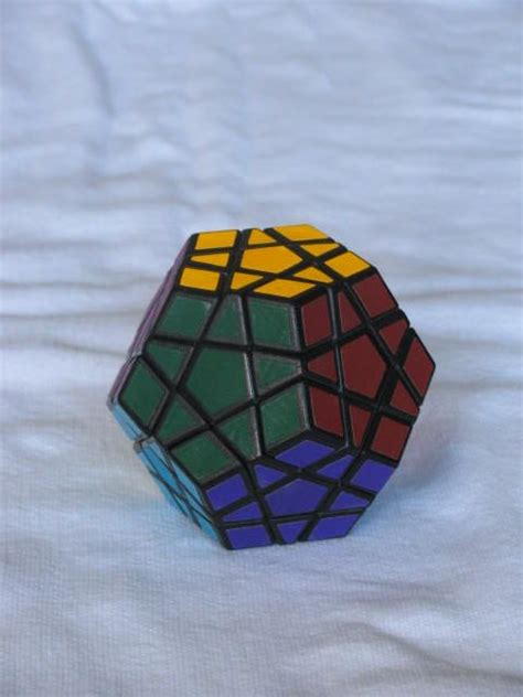 Dodecadhedron 12 Pentagonal Faces Each Face Twists Original Cube