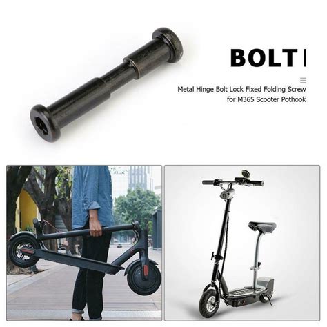 Fixed Bolt Electric Scooter Hinge Metal Repair Replacement Screw Spare