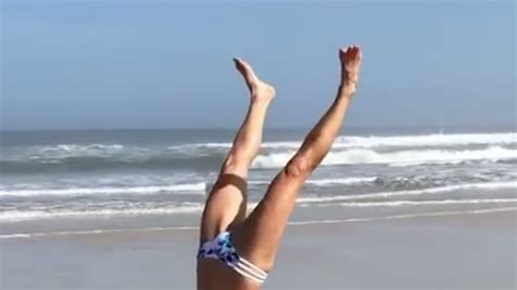 Danica Patricks Sexy Yoga Shots