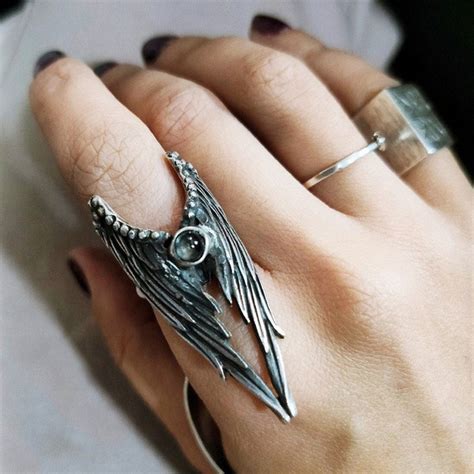 Angel Wings Ring Etsy