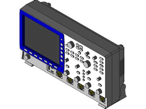 Digital Storage Oscilloscope 3d Cad Model Library Grabcad