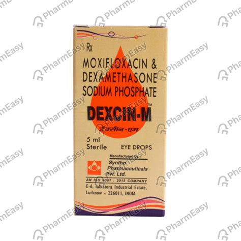 Dexcin M Bottle Of 5ml Eye Drops Uses Side Effects Price And Dosage