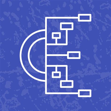 Flowchart Vector Icon 19509714 Vector Art At Vecteezy