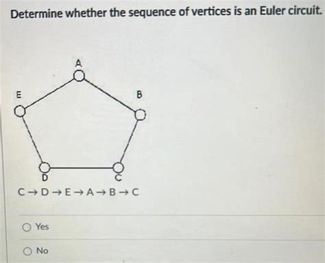 [answered] determine whether the sequence of vertices is an euler kunduz