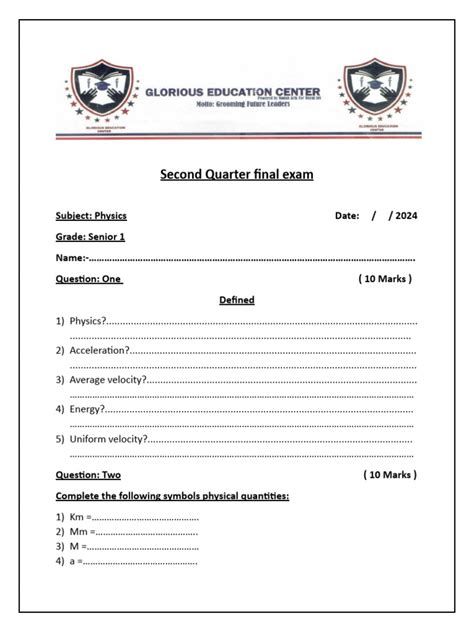 Physics S1 Pdf Weight Motion Physics