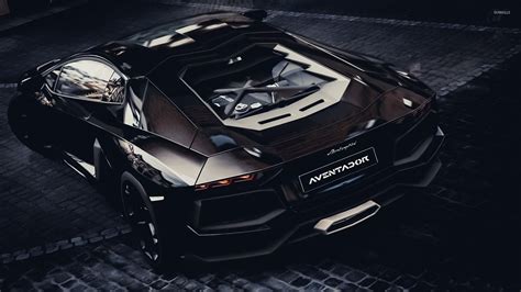 Lamborghini Aventador Black Hd Wallpapers