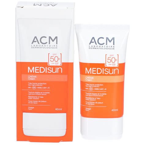ACM Médisun Crème solaire SPF ml Redcare Pharmacie