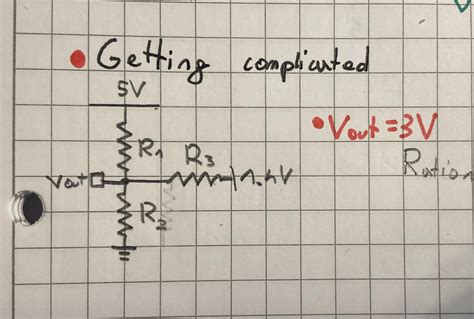 how do i calculate a 3 resistor voltage divider [see comments] r