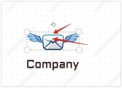 how to align icons and text logotypemaker