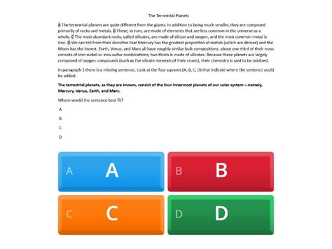 Insert Text Questions Quiz