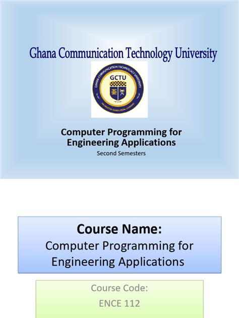 Summary Of Course Outline Pdf Computer Programming Computer Program