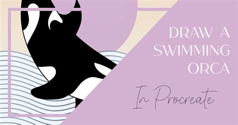 Draw A Swimming Orca Using Procreate Creative Fabrica