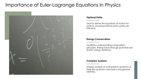 Understanding Euler Lagrange Equations In Physics Ppt Example St Ai Ppt Presentation